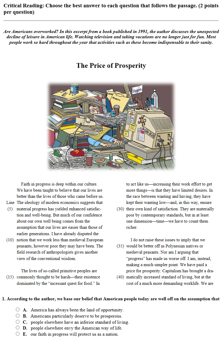 SAT Reading & Writing - hs.Beestar.org