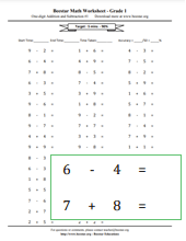 First Grade Math Worksheets - Free & Printable | Beestar