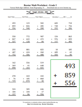 Second Grade Math Worksheets - Free & Printable | Beestar