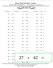 Second Grade Math Worksheets - Free & Printable | Beestar