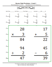 Second Grade Math Worksheets - Free & Printable | Beestar