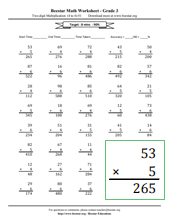 Third Grade Math Worksheets - Free & Printable | Beestar