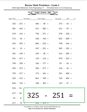 Third Grade Math Worksheets - Free & Printable | Beestar