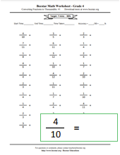 Fourth Grade Math Worksheets - Free & Printable | Beestar