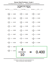 Fourth Grade Math Worksheets - Free & Printable | Beestar