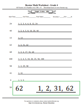 Fourth Grade Math Worksheets - Free & Printable | Beestar