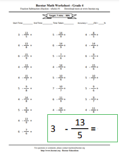 Fourth Grade Math Worksheets - Free & Printable | Beestar