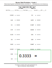 Fourth Grade Math Worksheets - Free & Printable | Beestar