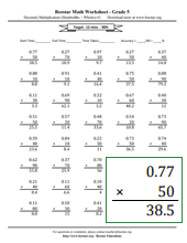 Fifth Grade Math Worksheets - Free & Printable | Beestar