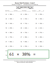 Fifth Grade Math Worksheets - Free & Printable | Beestar