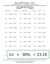 Fifth Grade Math Worksheets - Free & Printable | Beestar