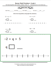 Sixth Grade Math Worksheets - Free & Printable | Beestar