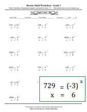 Seventh Grade Math Worksheets - Free & Printable | Beestar
