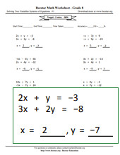 Eighth Grade Math Worksheets - Free & Printable | Beestar